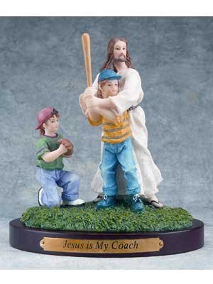 Jesus is My Coach - Baseball Figure : Amazon.in