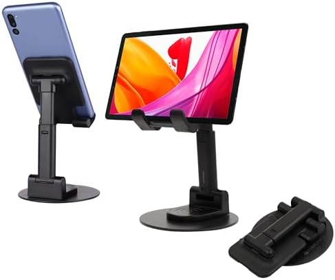 ZEBRONICS MTS100 Mobile & Tablet Stand with 360° Rotation, Foldable ...