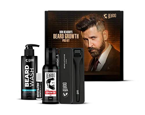 BEARDO Don Beard Growth Pro Kit : Amazon.in: Health & Personal Care
