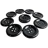 Amazon.com: Big Round Button (50 mm) 10 Pcs for Sewing Garment Clothing ...