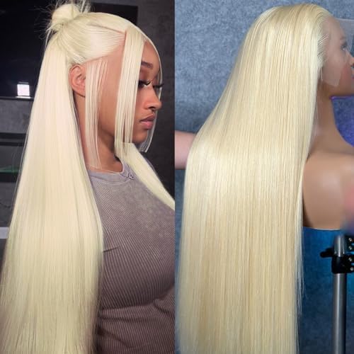 Amazon.com : GZX 613 Lace Front Wig Human Hair 180% Density 13x4 HD ...