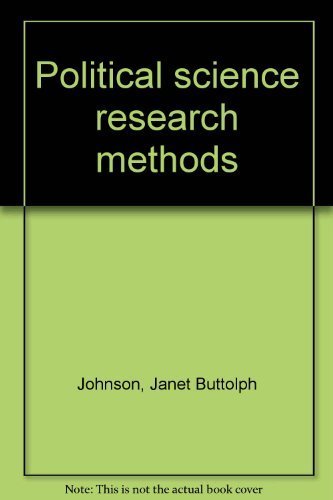 Political science research methods: Johnson, Janet Buttolph ...