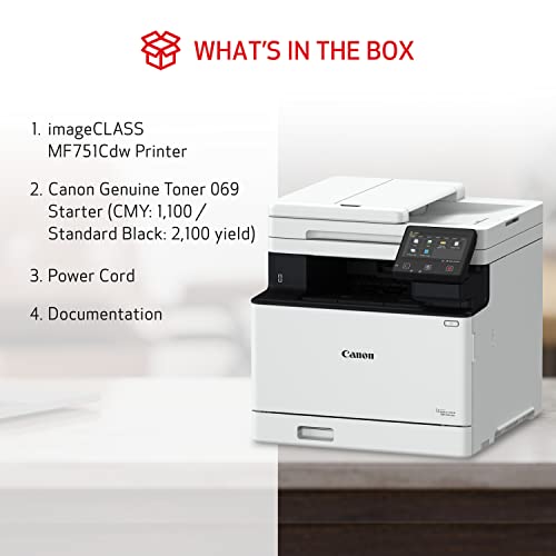 Mejores ofertas e historial de precios de Canon Color imageCLASS MF751Cdw - Wireless Duplex ...
