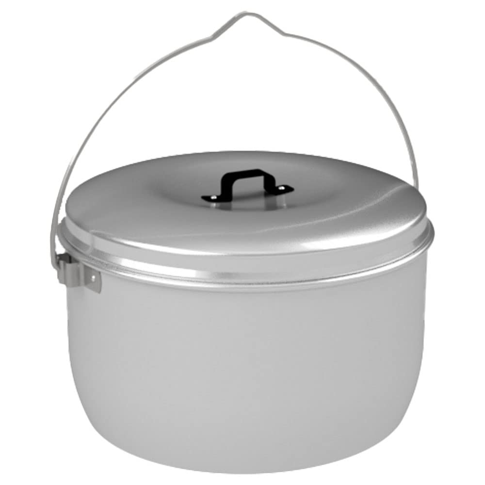 Snapklik.com : 45L Billy Camping Pot Lightweight Aluminum Cooking Pot