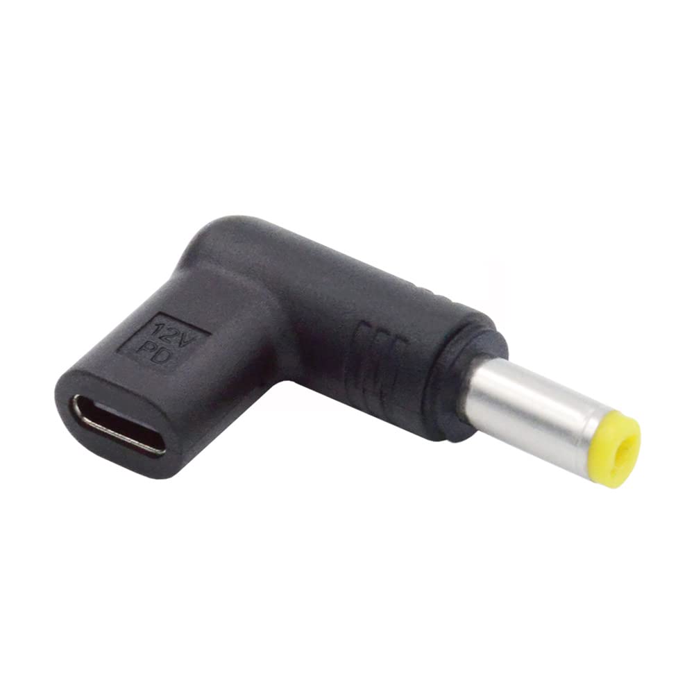 Amazon.com: Cablecc USB 3.1 Type C USB-C Female to DC 12V 5.5x2.5mm ...
