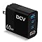 Amazon.com: DCV 65W USB C Charger, GaN 3-Port Fast Charging Block with ...
