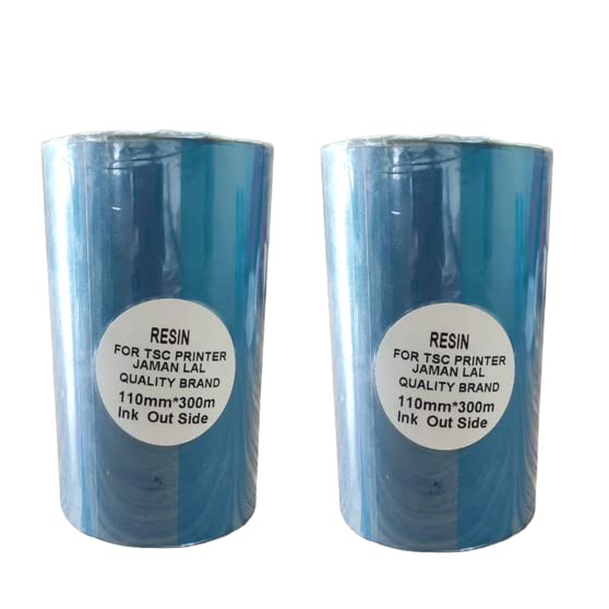 110X300- for TSC Printer Resin - II Ribbon - 110MMX300MTR (Jaman LAL ...