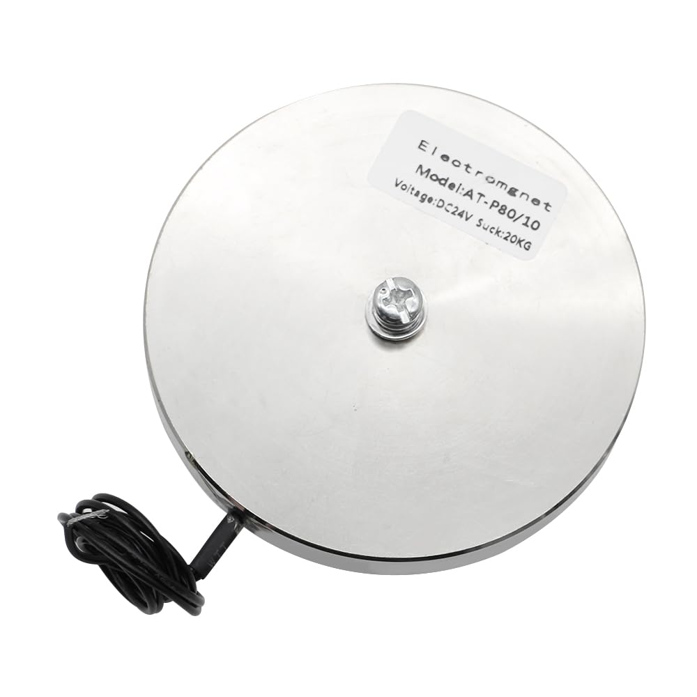 Snapklik.com : 44LB/20Kg 200N Sucker Round Electric Magnet Suction ...