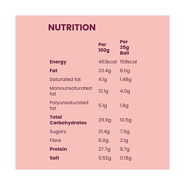 Bounce Protein Peanut Balls, Filled With A Nut Butter Centre, 12 x 35g ...