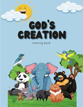 GOD'S CREATION Coloring Book: Karraa, Andrea R: 9798325655210: Amazon ...