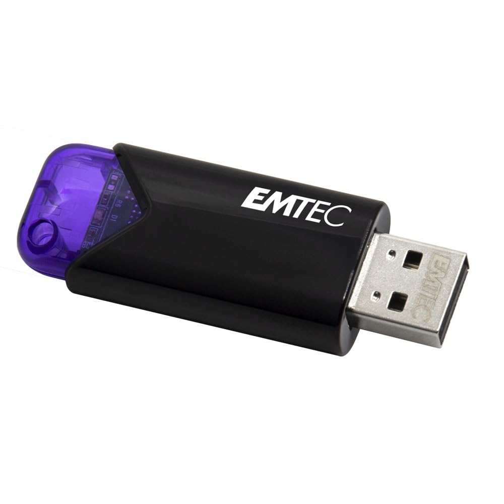 Amazon.com: Emtec Click Easy B110 USB 3.0 (3.2) Flash Drive 128 GB ...