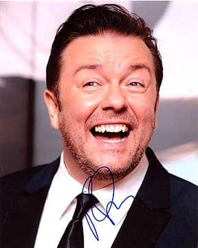 RICKY GERVAIs 8x10 Celebrity Photo Signed In-Person at Amazon's ...