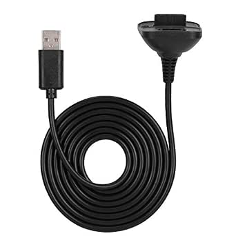 Amazon.com: 2 in 1 USB Fast Charging Cable for Microsoft Xbox 360 ...