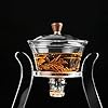 Amazon.com | RORA Glass Teapot Set Semi Automatic Drip Rotating with ...