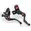Amazon.com: MZS Red 7/8 Levers Set Brake Master Cylinder Clutch Lever ...