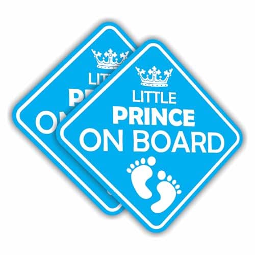 Amazon.com: (2 Pcs) Little Prince On Board Vinyl Decal Bumper Sticker ...
