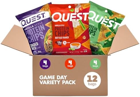 Amazon.com: Quest Nutrition Game Day Tortilla Style Protein Chips ...