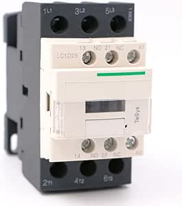 LC1D25E7 AC Contactor magnético eléctrico 3P 3NO LC1-D25E7 25A 48V AC ...