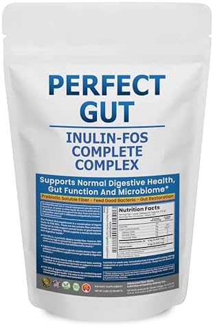 Amazon.com: Perfect Gut: Inulin FOS Powder for Gut Health. Prebiotic ...