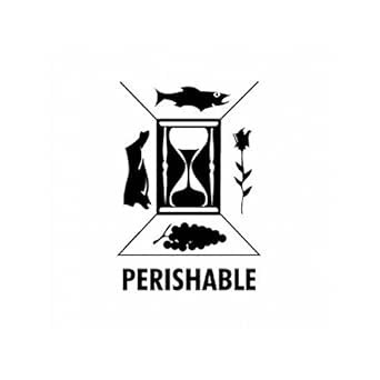 Amazon.com: Box Packaging "Perishable" Labels, 3" x 4" 500 Per Roll, 1 ...