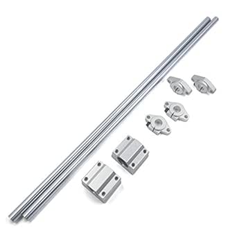 Perpendicular Bushing Bearing & Linear Support, Mergorun 12mm Dia ...