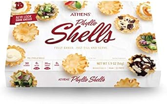 Amazon.com: Athens Foods Mini Fillo Dough Shells 15 Per Box (3 Boxes ...
