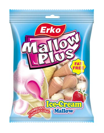 Amazon.com: Erko Ice Cream Mallow Marshmallows Tasty Snacks 90g Packs ...
