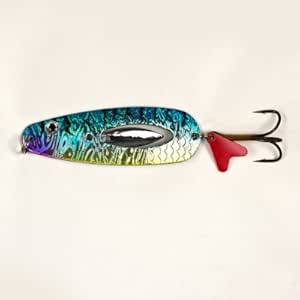 Amazon.com : Barbless Double Whammy Perch Spoon : Fishing Hooks ...