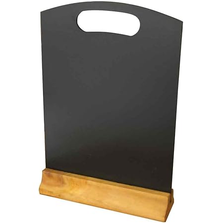 A4 Handheld Table Top Pub Resturant Blackboard Chalkboard With Plinth ...