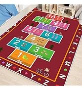 Amazon.com: YLZLDKH Hopscotch Play Rug Carpet for Kids, ABC Alphabet ...