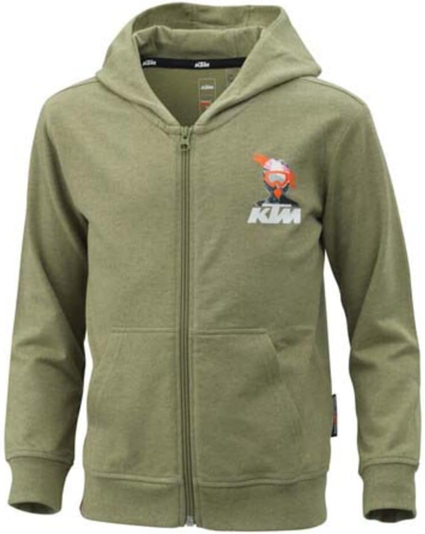 Amazon.com: KTM Kids Hero Zip Hoodie 152/10-12Y Green: Clothing, Shoes ...