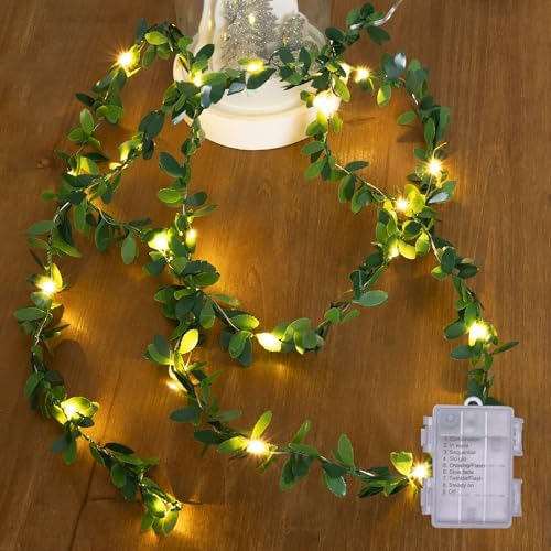 Amazon.com: JMEXSUSS 100 LED Vines with Lights Plug in, Ivy Vines with ...