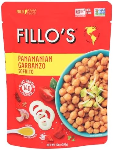 Amazon.com : FILLOS Panamanian Garbanzo Beans And Sofrito, 10 OZ ...