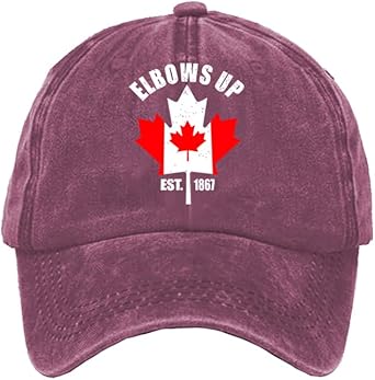 Elbows Up Hat Elbows Up Canada Est 1867 Proud Canadian Strong Canada ...
