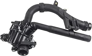 Car Engine Coolant Thermostat Housing Assembly Compatible For Mercedes ...