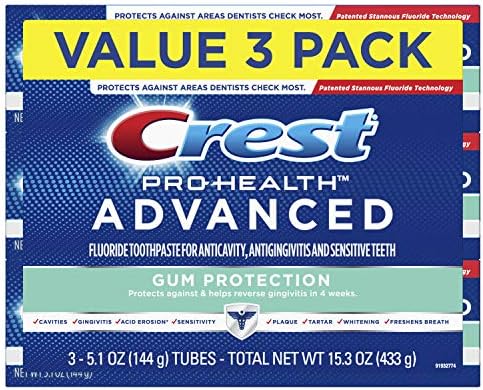 Amazon.com : Crest Pro-Health Advanced Gum Protection Toothpaste, 5.1 ...