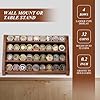 Amazon.com: DecoWoodo Challenge Coin Display Case, 4 Row Solid Wood ...