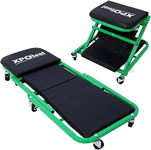 Amazon.com: Foldable Creeper, 2-in-1 Rolling Z Car Creeper Seat, 36 ...