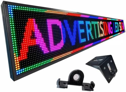 Amazon.com : Programmable LED Sign P10 Custom Size, Outdoor Led Sign ...