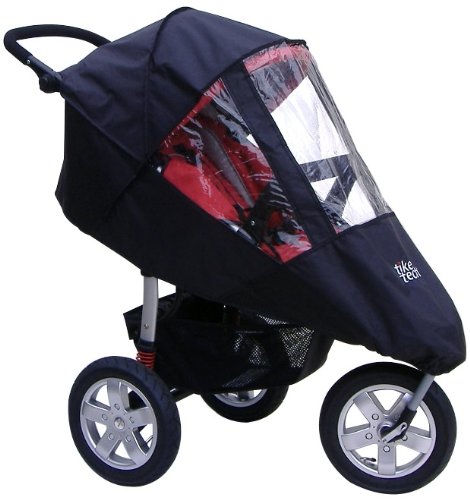 Buy Tike Tech Single City X3 All Season Stroller Cover, Black/Clear ...