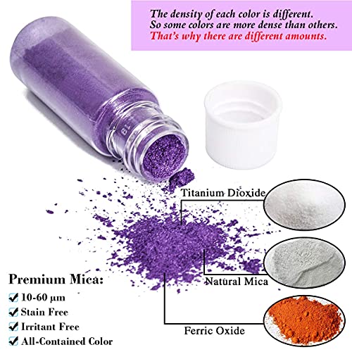 Snapklik.com : Mica Powder, Natural Powder Pigments, For DIY Slime ...