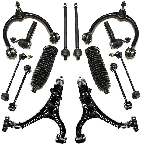 Amazon.com: PartsW - 14 Pc Suspension Kit/Front Lower & Upper Control ...