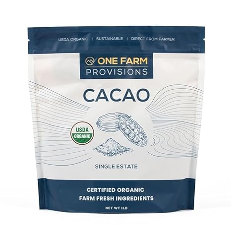 Amazon.com : One Farm by WAAYB Organic Cacao, Single Estate, Non-GMO ...