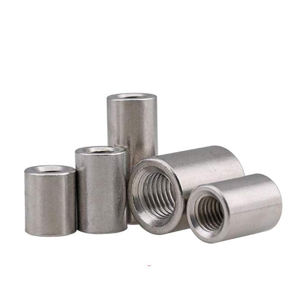 M3 M4 M5 M6 M8 304 Stainless Steel Round Coupling Nuts Long nut ...