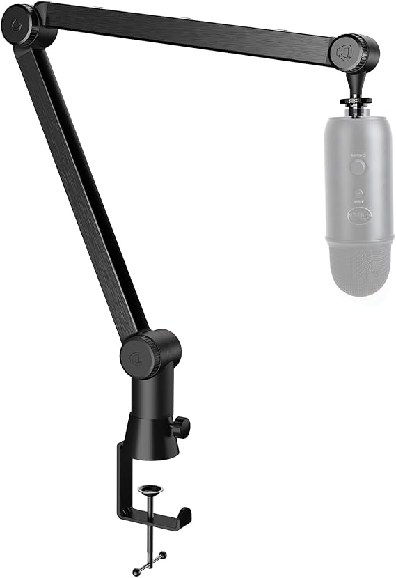Amazon.com: Blue Yeti Microphone Boom Arm - Upgraded Heavy Duty Boom ...