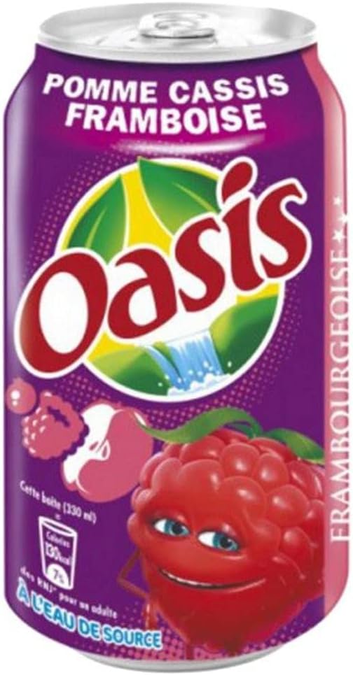 Oasis Apple Blackcurrant Raspberry 33 cl (Pack of 24) : Amazon.com.be ...