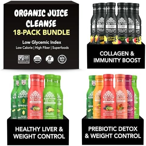 Amazon.com : Organic Juice Cleanse Detox Reset Bundle – Anicent ...