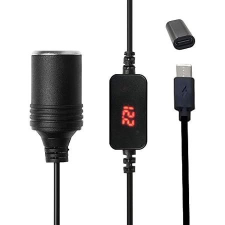 Blind Spot - USB to 12V Adapter - 12 Volt DC Power Cable - Use Any PD ...