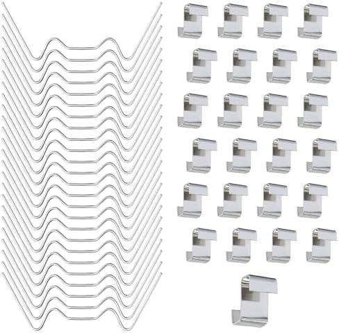 100 pcs Greenhouse Glass Clips, Green House Clips for Glass Pans ...