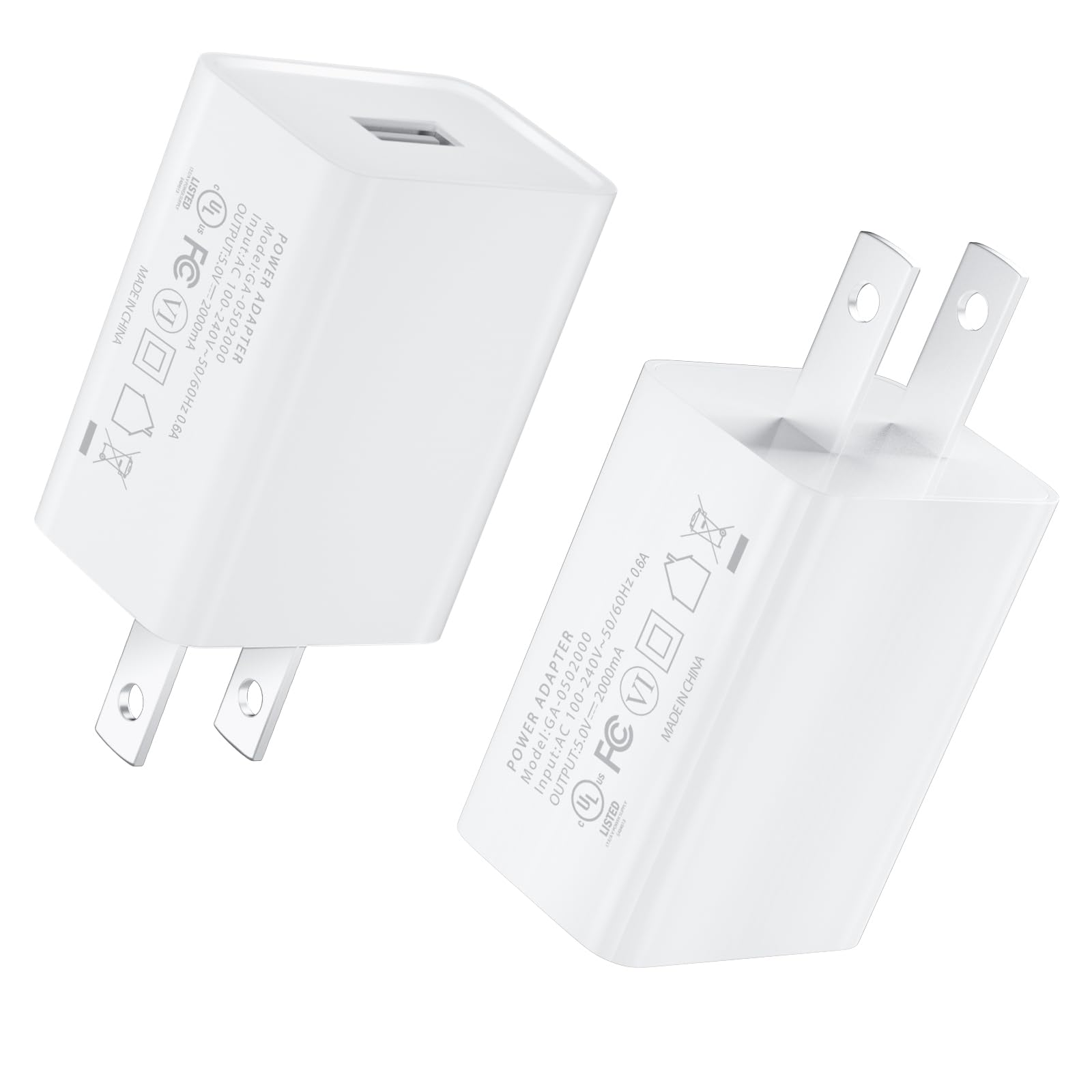 Amazon.com: 2Pack 5V 2A USB Charger for Wyze Cam,WyzeCam Pan,Oculus Go ...